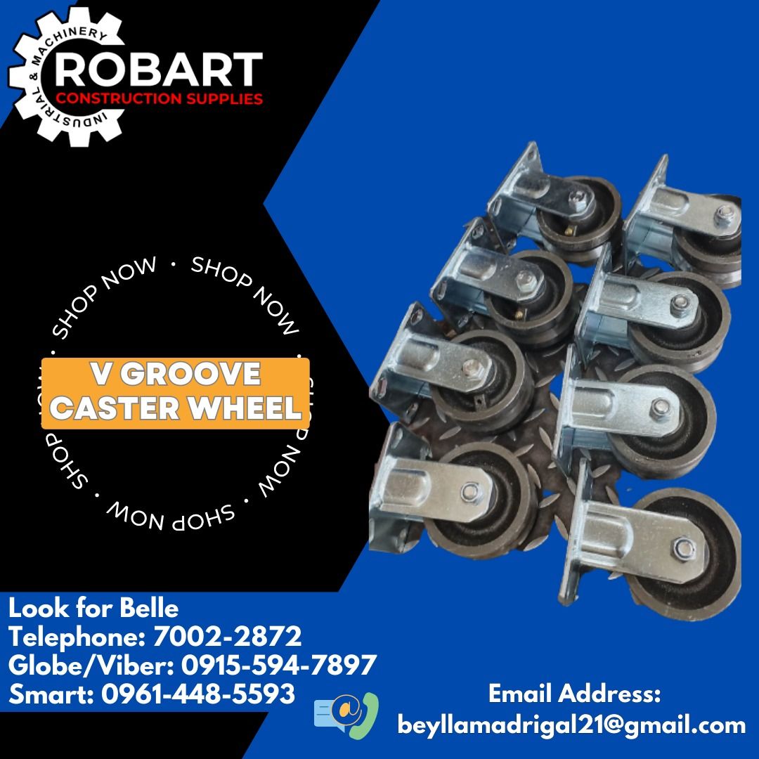 V Groove Caster Wheel on Carousell