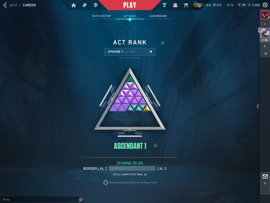 Valorant Ascendant 1 Account [EMPTY] [RANK READY], Video Gaming, Gaming ...