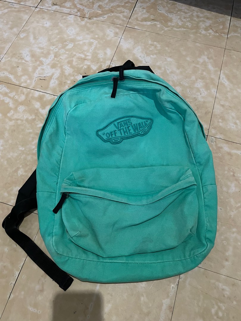 Vans Teal Backpack, Men's Fashion, Bags, Backpacks on Carousell