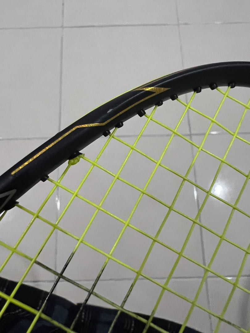 Victor Thruster F Enhanced lining yonex, Sports Equipment, Sports ...