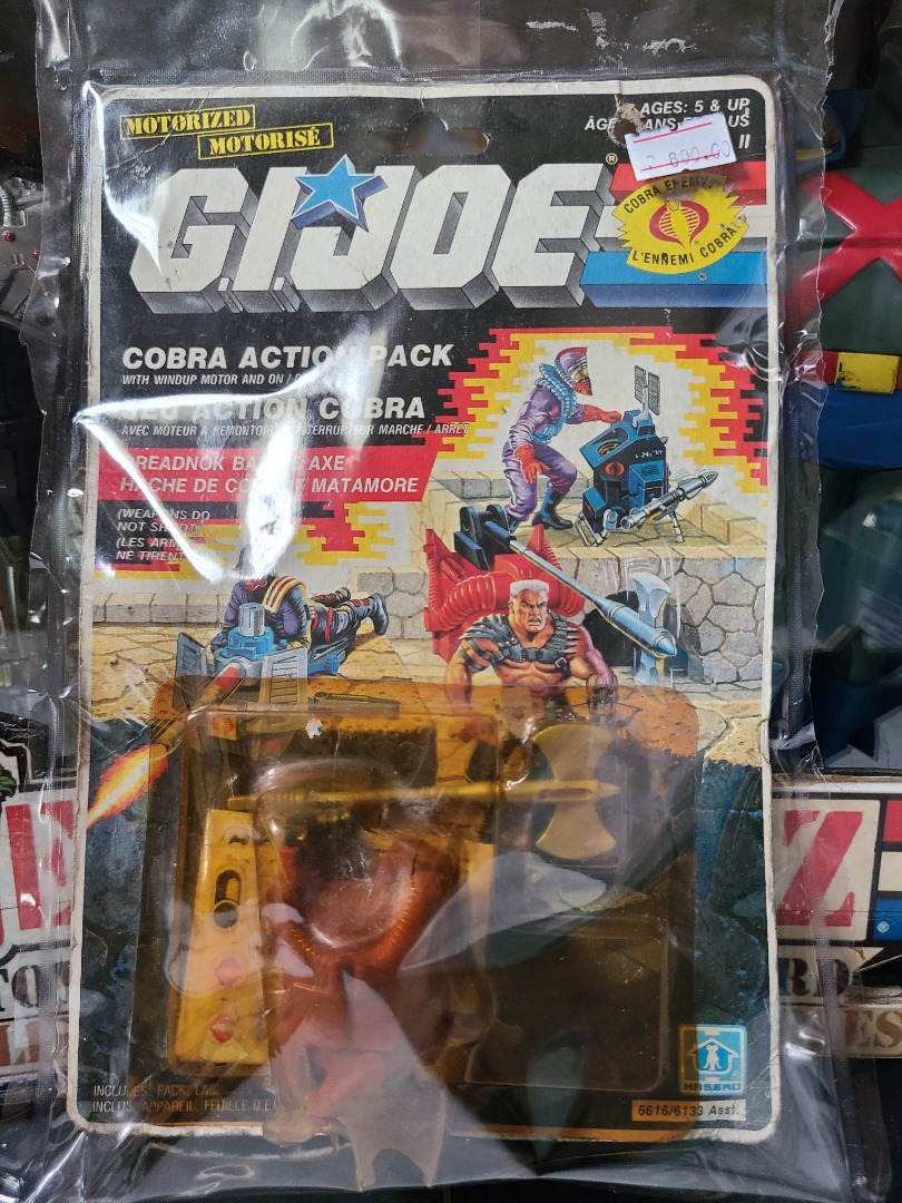 Vintage 1988 G.I. JOE DREADNOK BATTLE AXE COBRA ACTION PACK, Hobbies ...