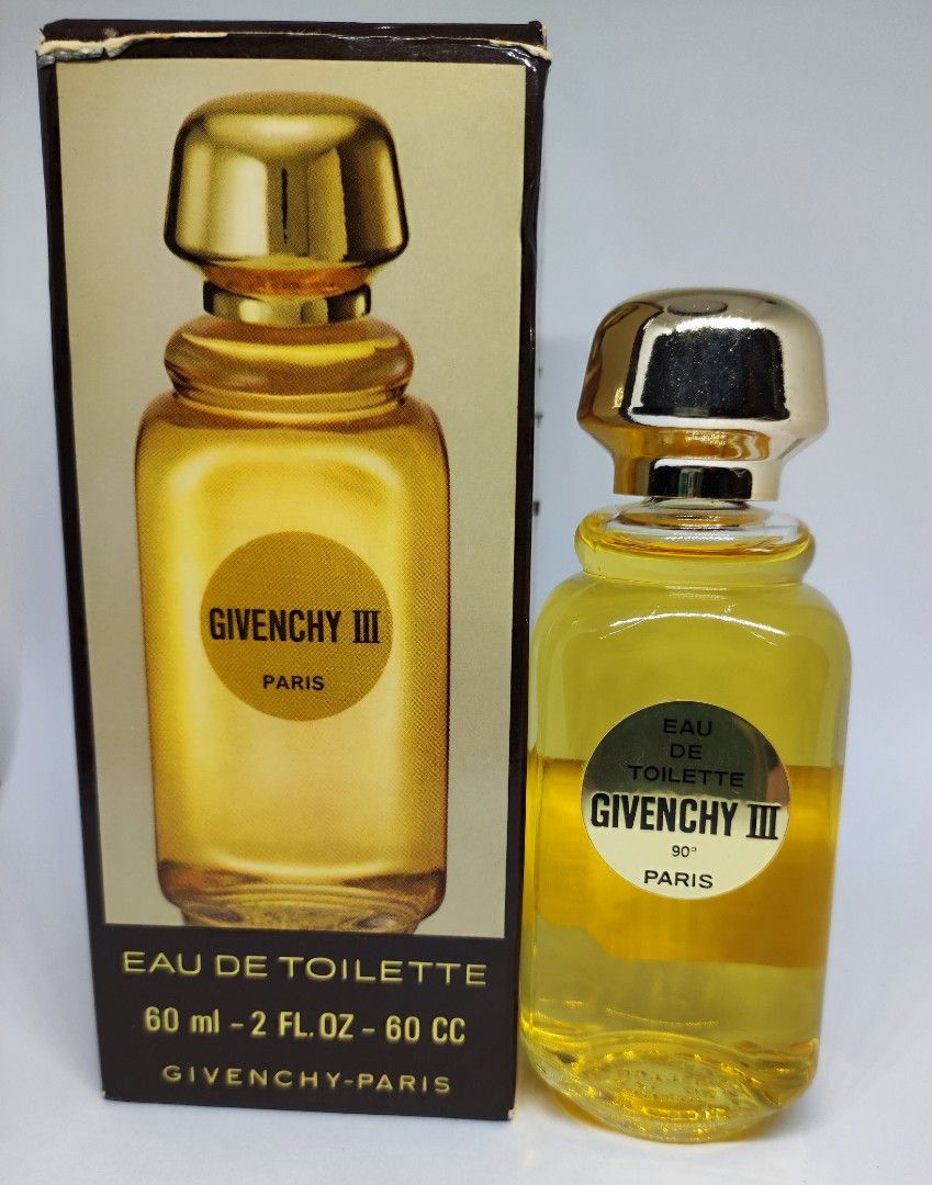 Vintage eau de toilette GIVENCHY III 60ml, Paris-France Unused in box ...