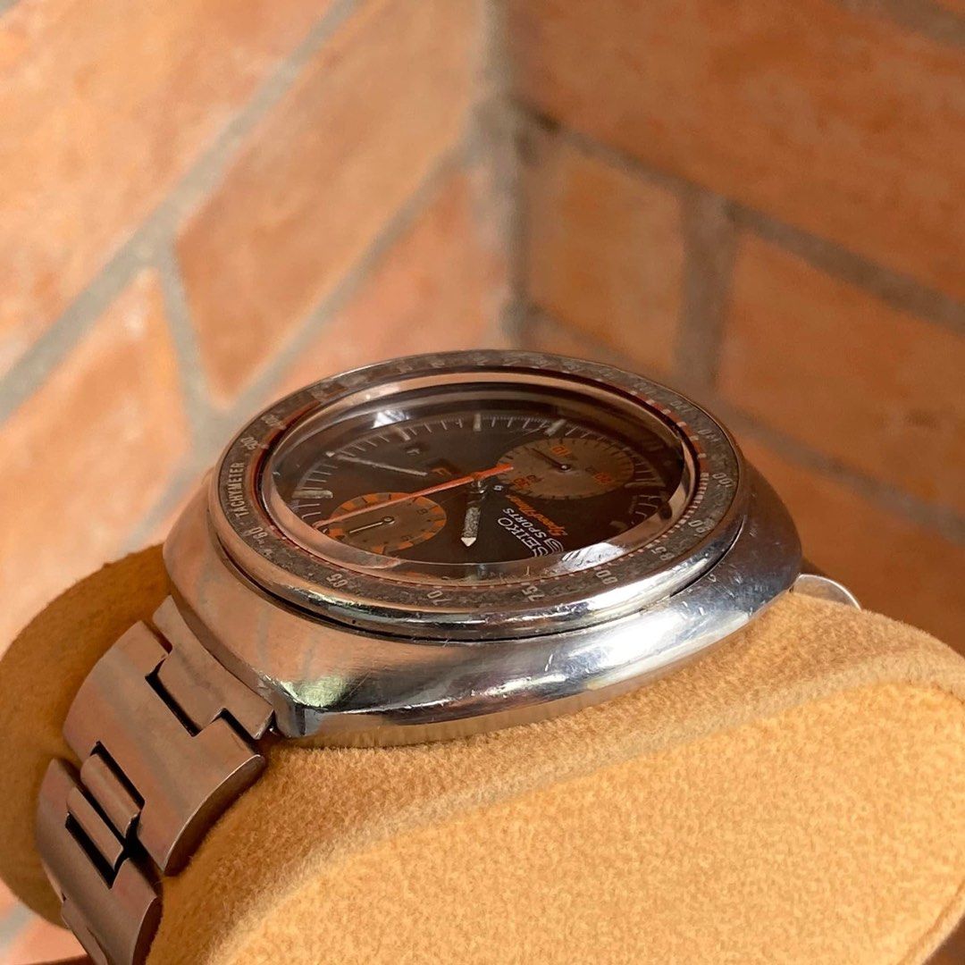 Vintage JDM Seiko 5 Sports Speed-Master UFO Yachtsman "Rare Ghost Bezel ...