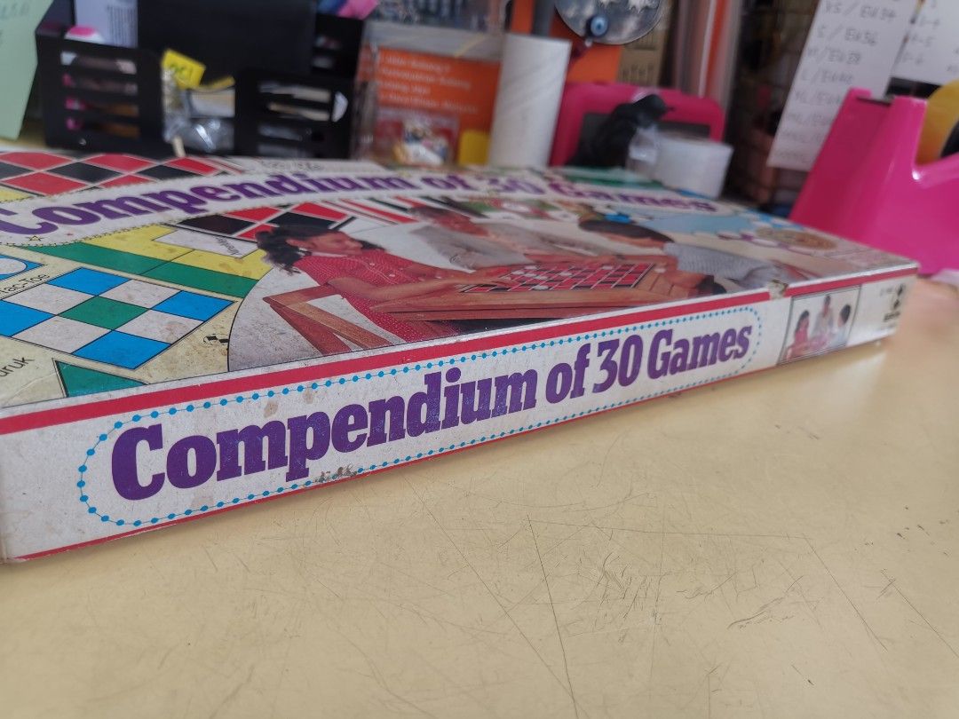 Vintage Kids Toys Board Game SPM Compendium Of 30 Games Box Set ...