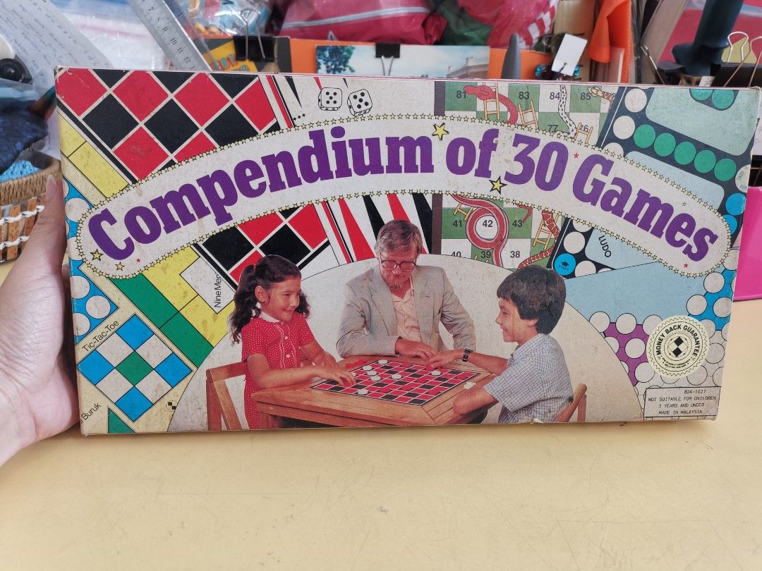 Vintage Kids Toys Board Game SPM Compendium Of 30 Games Box Set ...