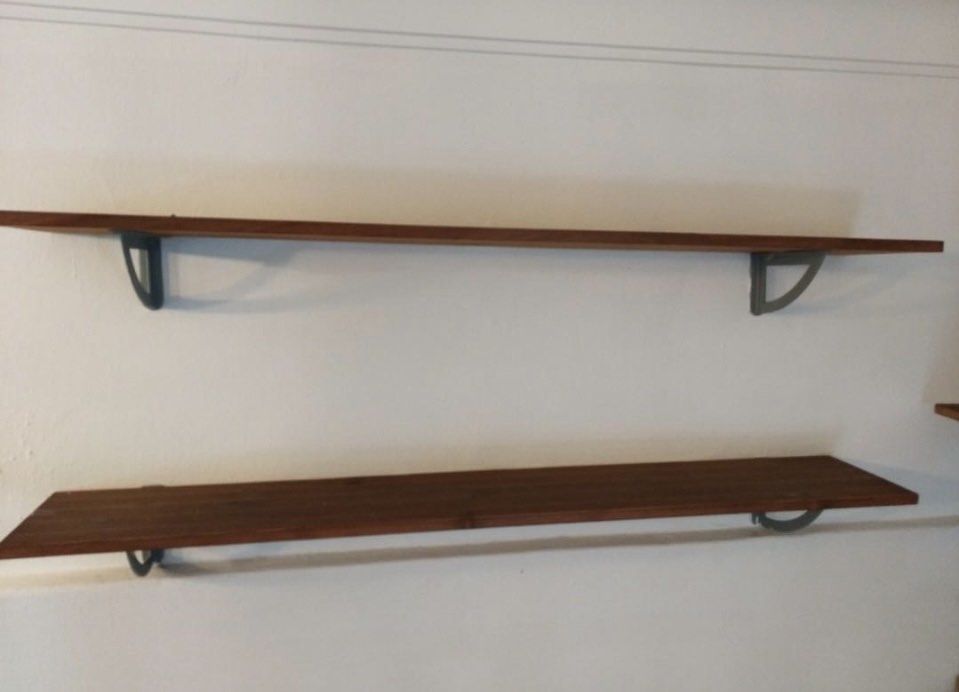 Wall mounted wood shelf, Furniture & Home Living, Furniture, Shelves ...