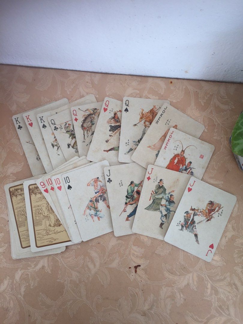 Water Margin Character Playing Card/水浒传人物撲克牌, Hobbies & Toys ...