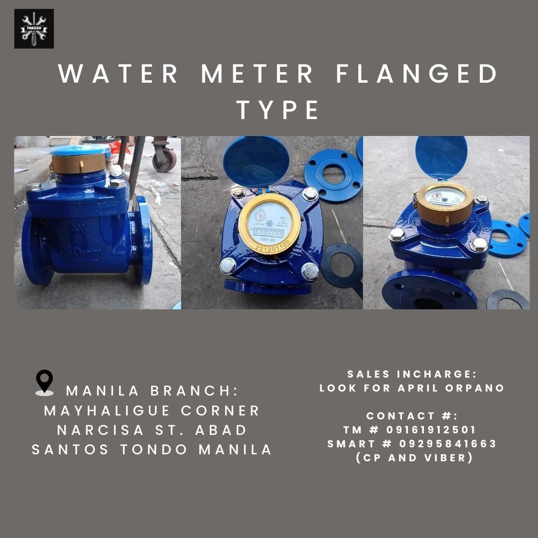 WATER METER FLANGED TYPE, Commercial & Industrial, Construction Tools ...