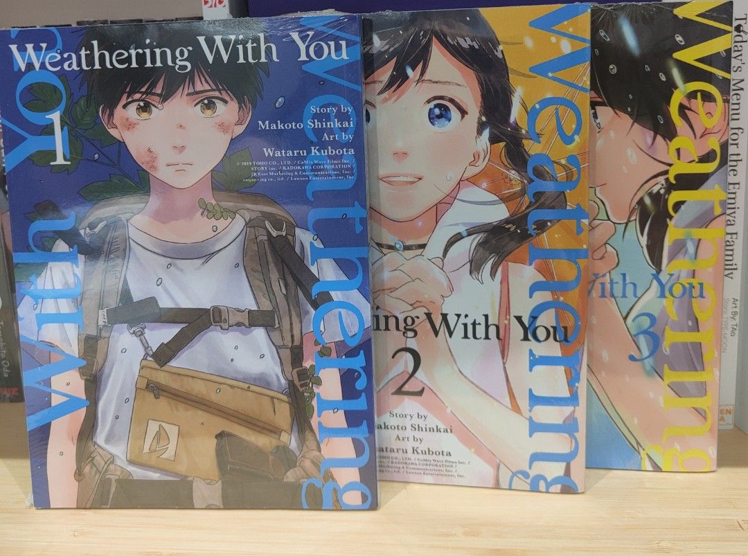 Weathering with you (manga) complete set, Hobbies & Toys, Books ...