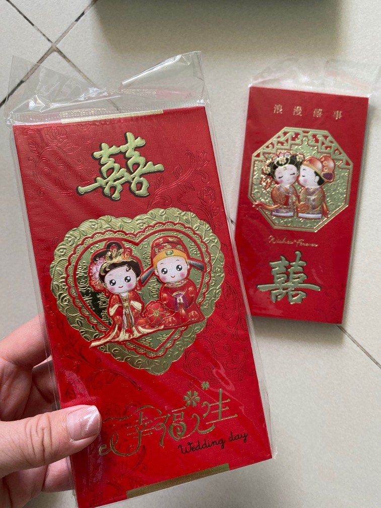 Wedding Red Packet Ang Pow, Everything Else on Carousell