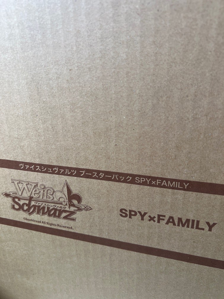 WEISS SCHWARZ SPY X FAMILY BOOSTER BOX, Hobbies & Toys, Toys & Games on Carousell