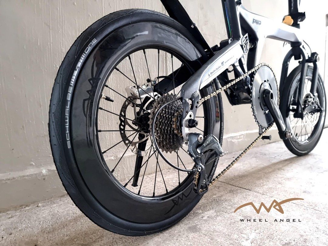 Wheel Angel birdy wheelset M60, Sports Equipment, Bicycles & Parts ...