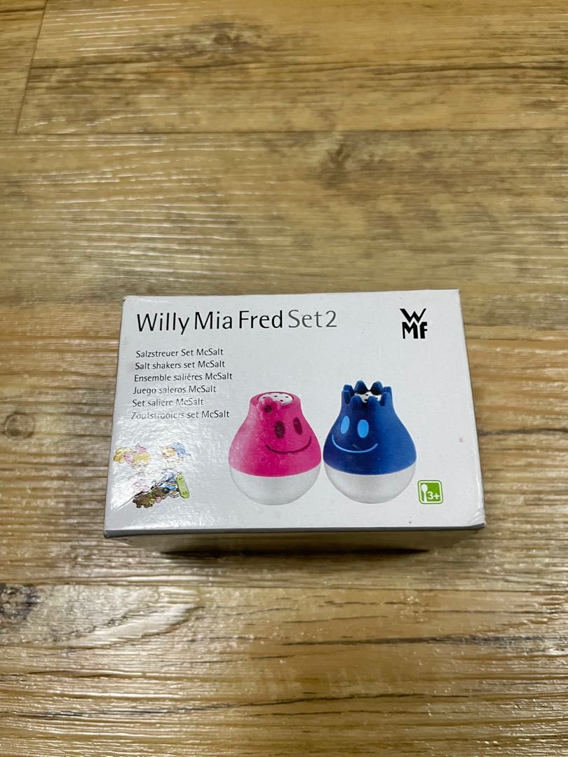 Willy Fred Mia Salt shaker set 2, Furniture & Home Living, Kitchenware ...
