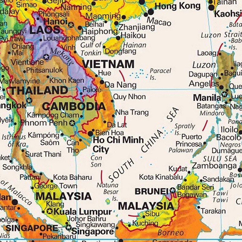 World Map, Large size, Hobbies & Toys, Books & Magazines, Travel ...