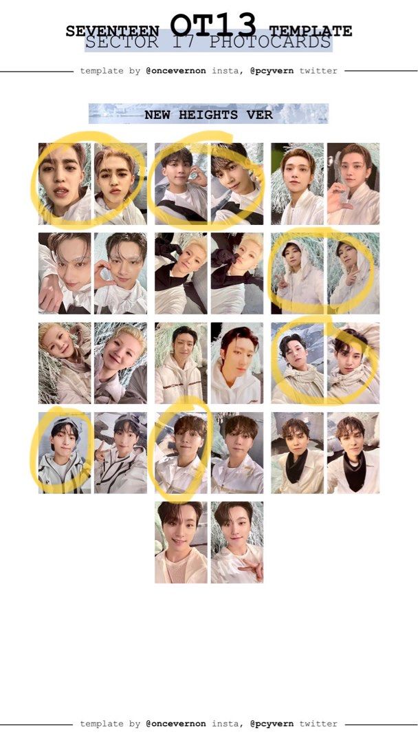 WTS / WTT : SVT sector 17 new heights photocard, Hobbies & Toys ...