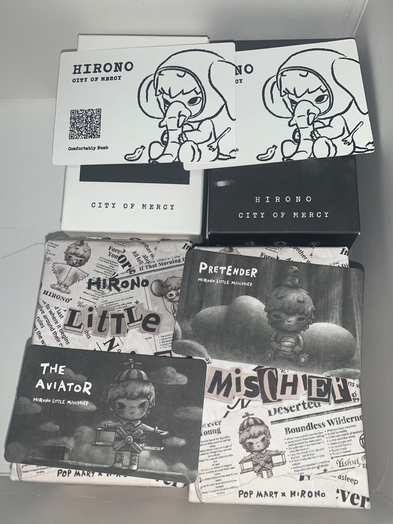 wts popmart hirono little mischief series and city of mercy series ...