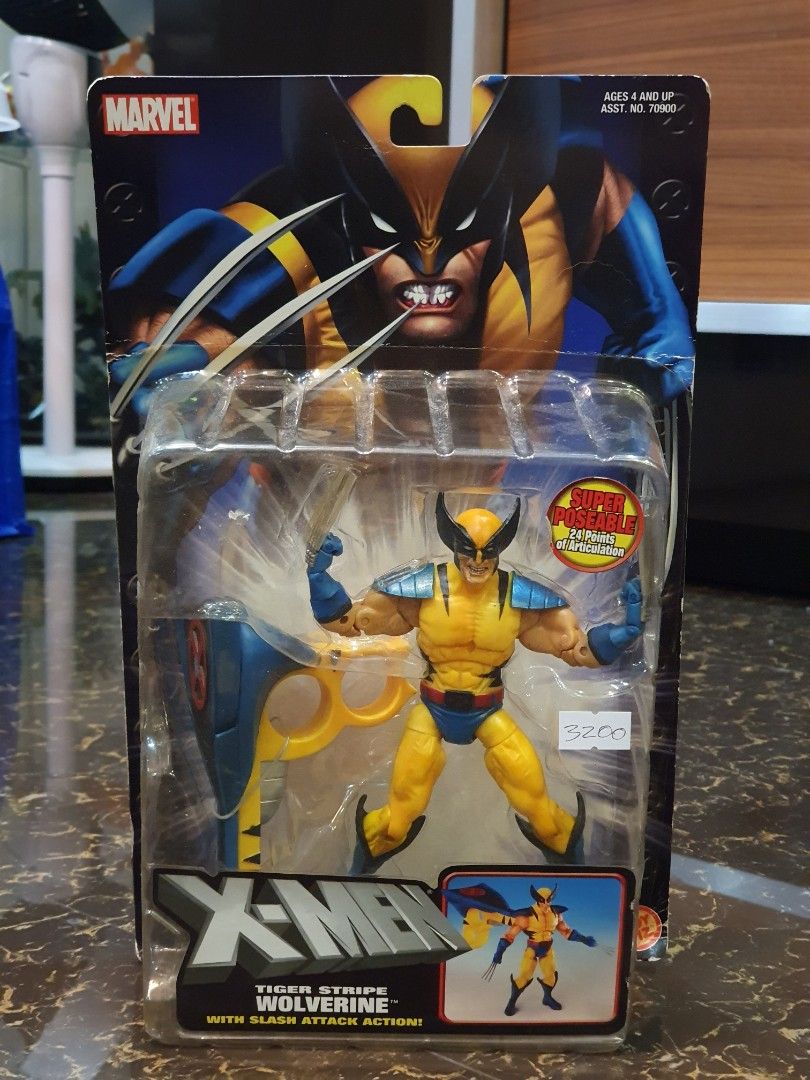 X-Men "Tiger stripe Wolverine", Hobbies & Toys, Toys & Games on Carousell