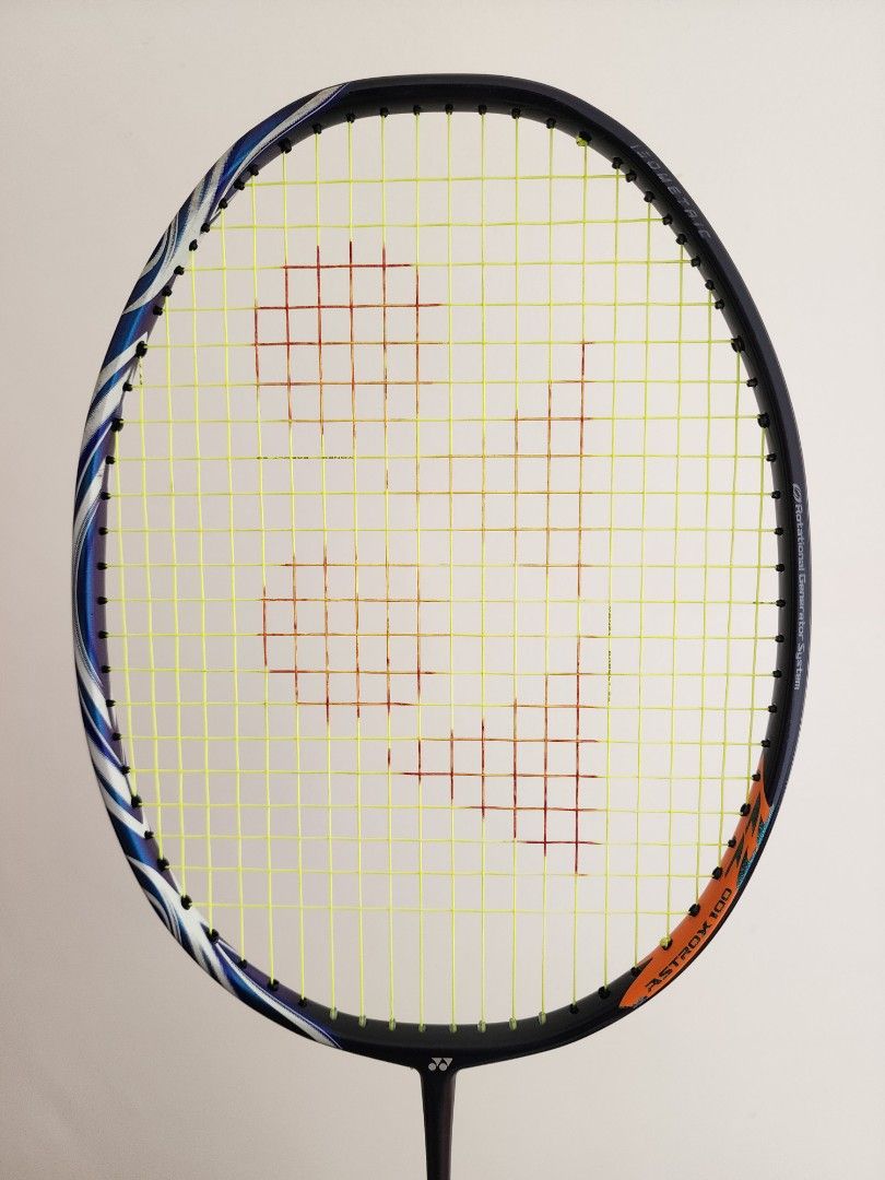 Yonex Astrox 100ZZ Navy Blue in 4UG5 with Exbolt 63 @ 27 lbs., Sports ...