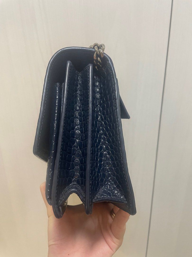 YSL sunset croc on Carousell