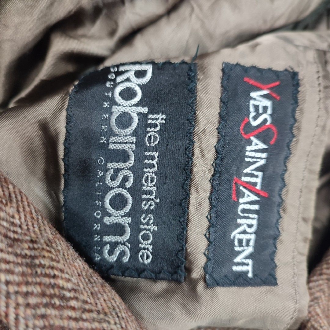 YSL WOOL COAT, Men's Fashion, Coats, Jackets and Outerwear on Carousell