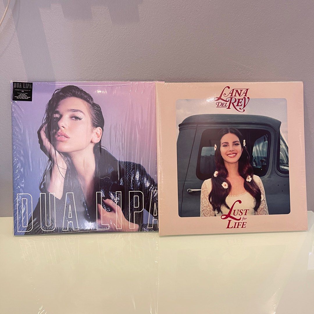 2 brand new album Lana del rey Lust for lift Dua LiPa vinyl LP, Hobbies ...