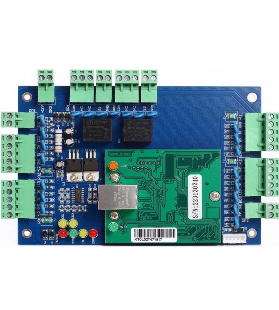 2 Door Access Control Board System Kits with 110-240V Power Supply Box ...