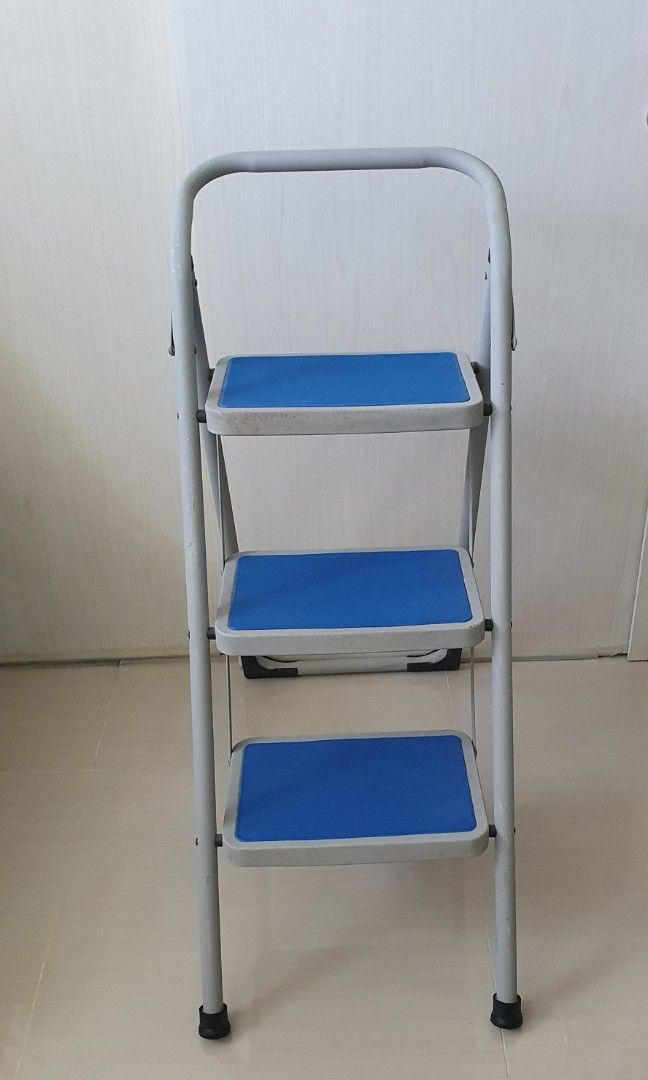 3 step ladder, height 70cm, Furniture & Home Living, Home Improvement ...