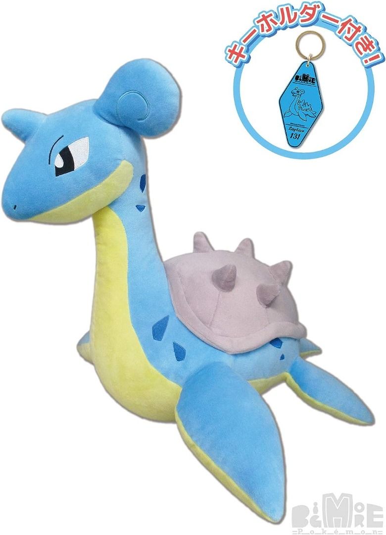 [訂購] 背背龍 拉普拉斯 BigMore! Pokemon Lapras Plush Toy 精靈寶可夢 寵物小精靈 公仔, 興趣及遊戲 ...
