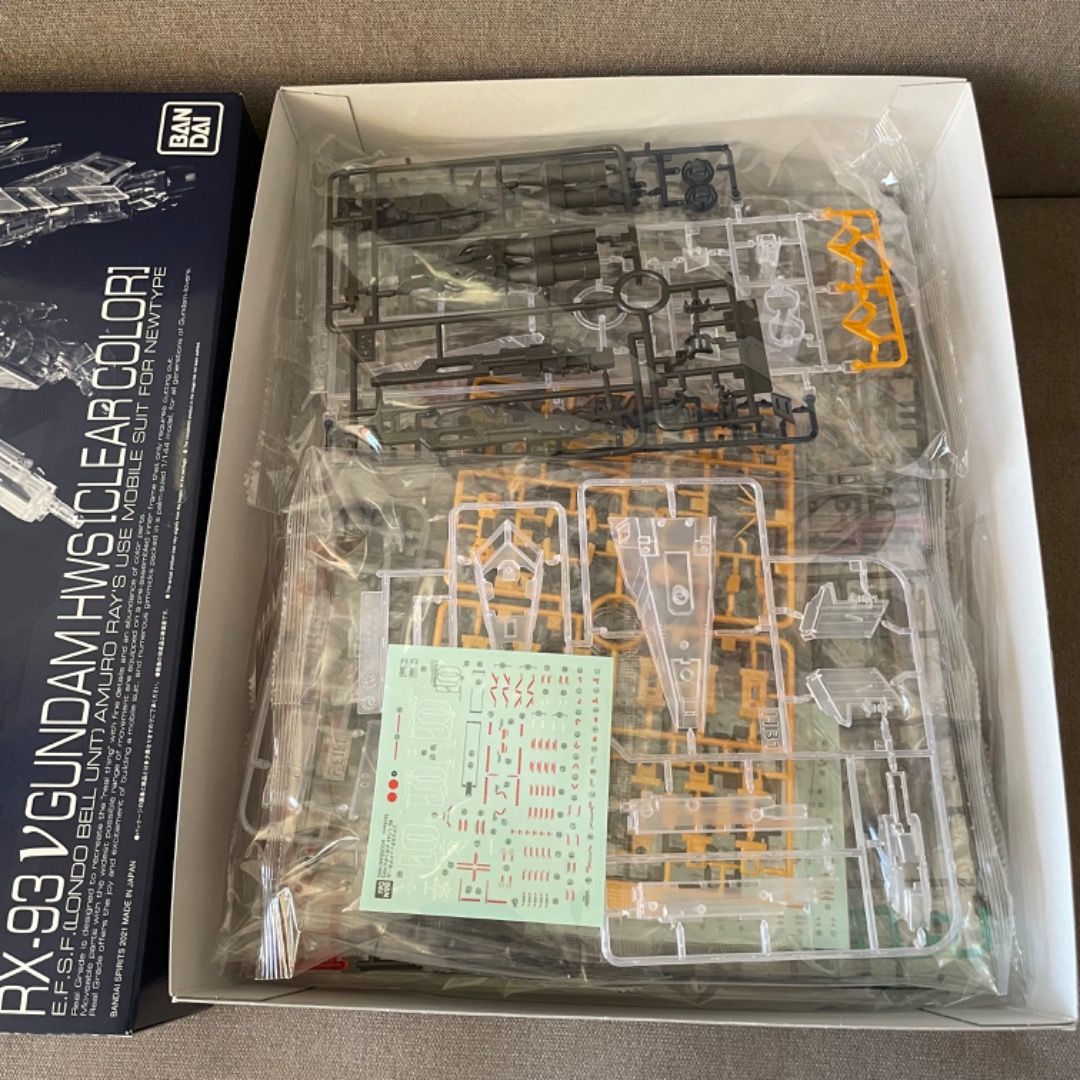 全新 限定 RG 1/144 ν GUNDAM HWS NU GUNDAM HWS CLEAR COLOR 磨沙+彩透版 高達 高達模型 ...