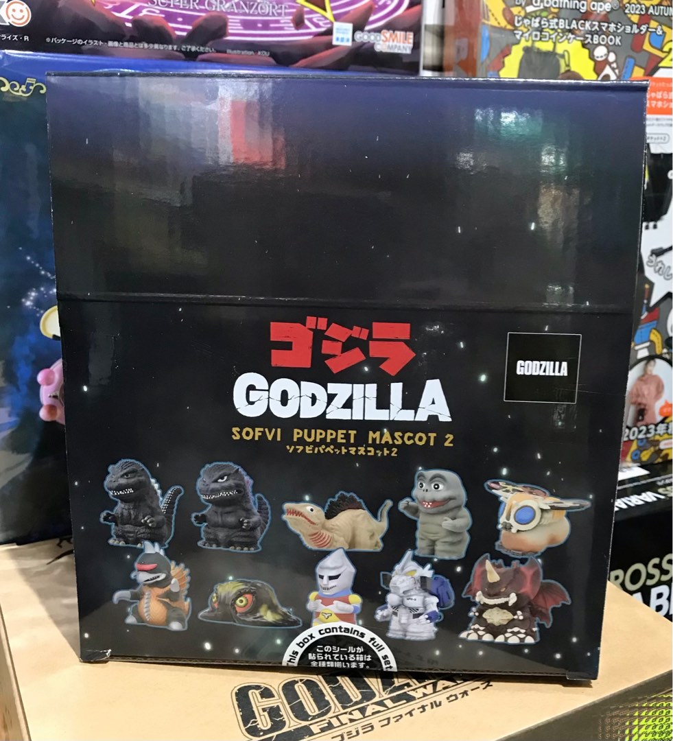 日版 [ENSKY][SPM/指頭公仔] 哥斯拉2 （10個入）, 興趣及遊戲, 玩具 & 遊戲類 - Carousell