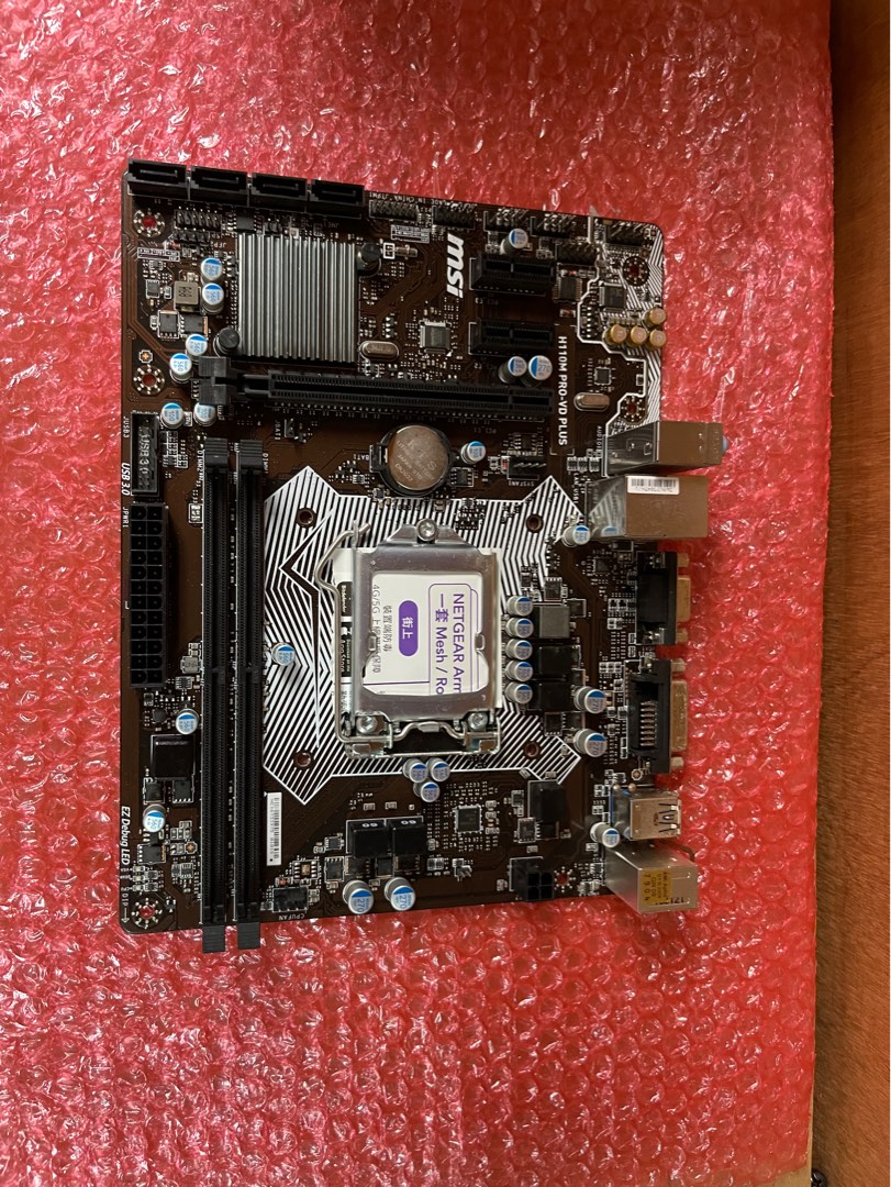 二手 MSI H110M PRO-VD PLUS H110 DDR4 LGA1151 MATX MB , 電腦＆科技, 電腦周邊及配件, 其他 ...