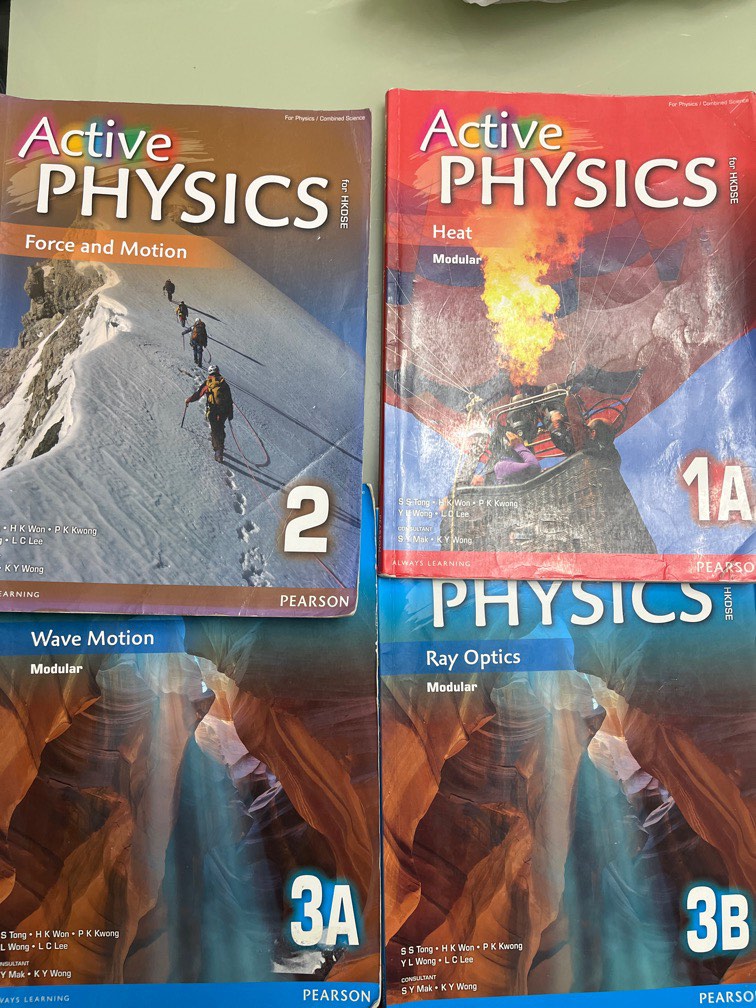 Active Physics 1A, 2, 3A, 3B, 興趣及遊戲, 書本 & 文具, 教科書 - Carousell