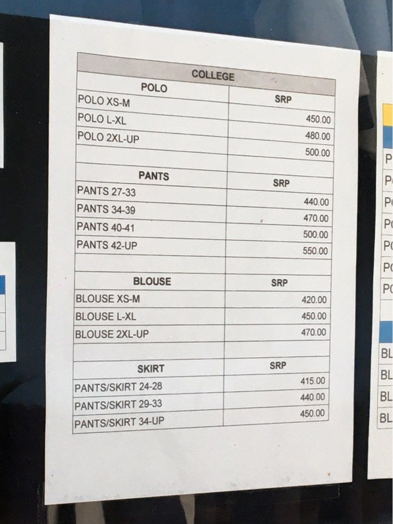 Adamson University College Uniform for Women, Women's Fashion, Tops ...