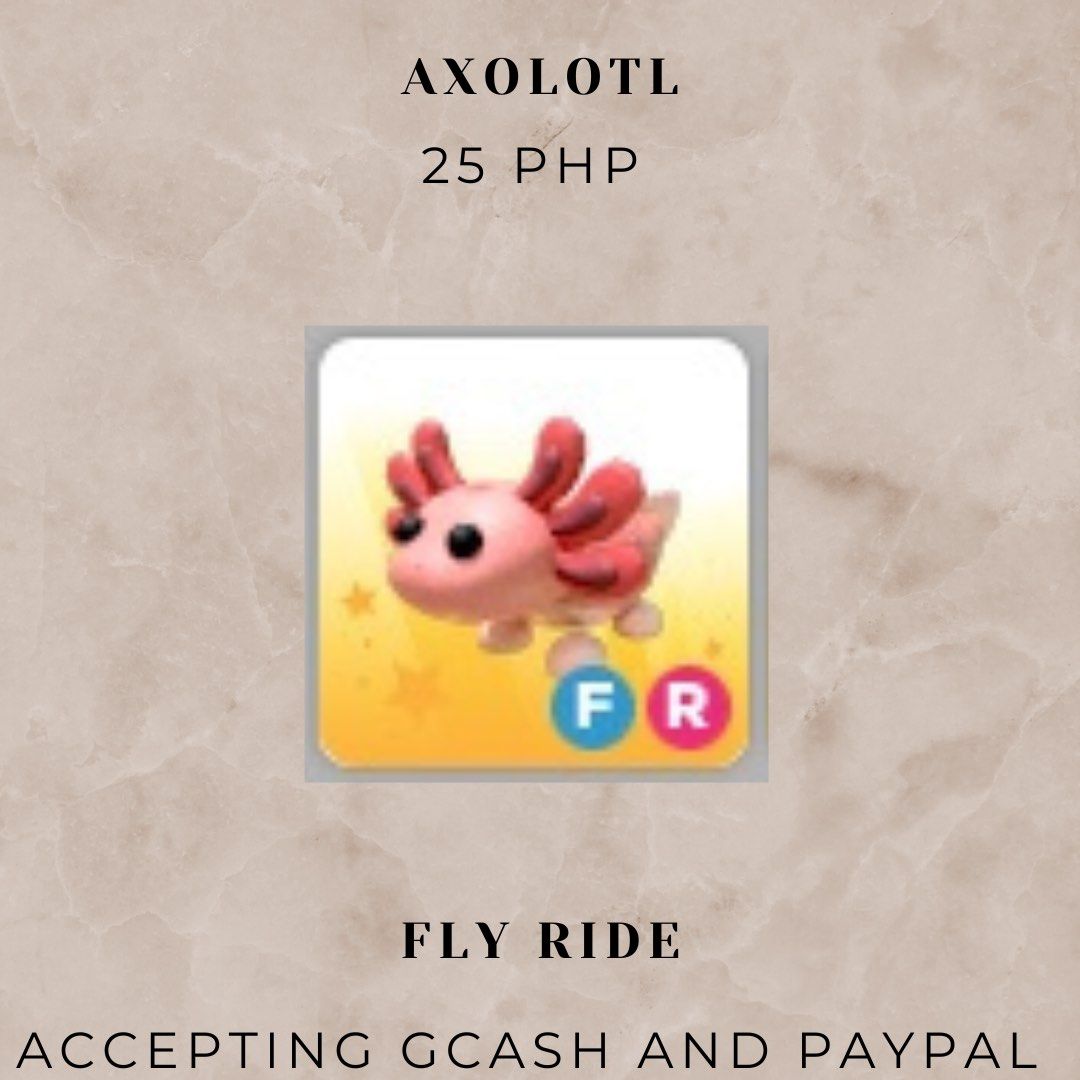 Adopt me pets |Axolotl on Carousell