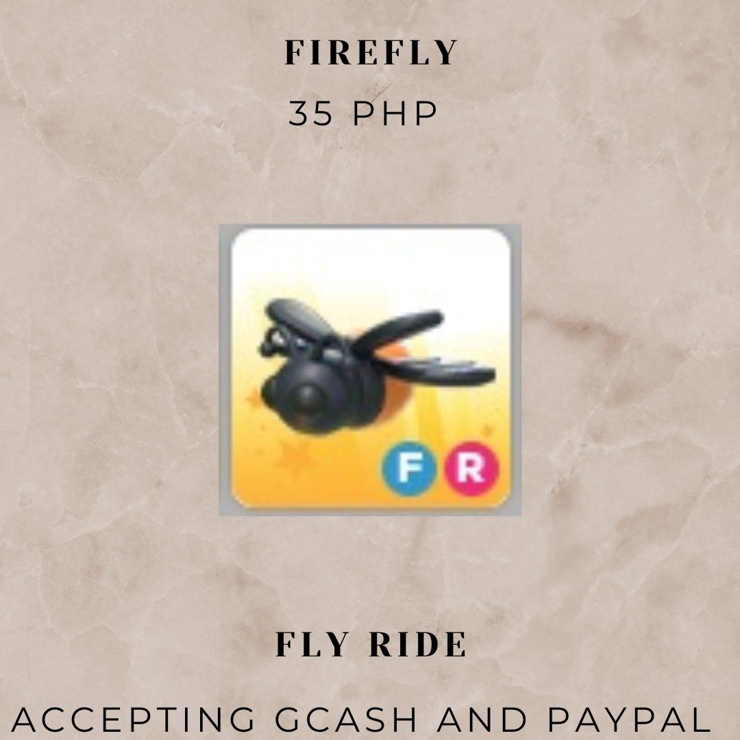 Adopt me pets |Firefly on Carousell