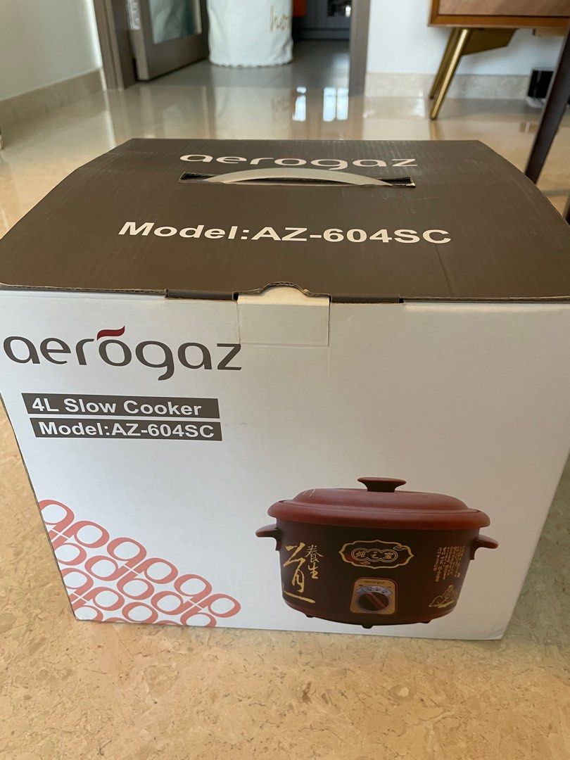 Aerogaz Slow cooker 4L, TV & Home Appliances, Kitchen Appliances ...