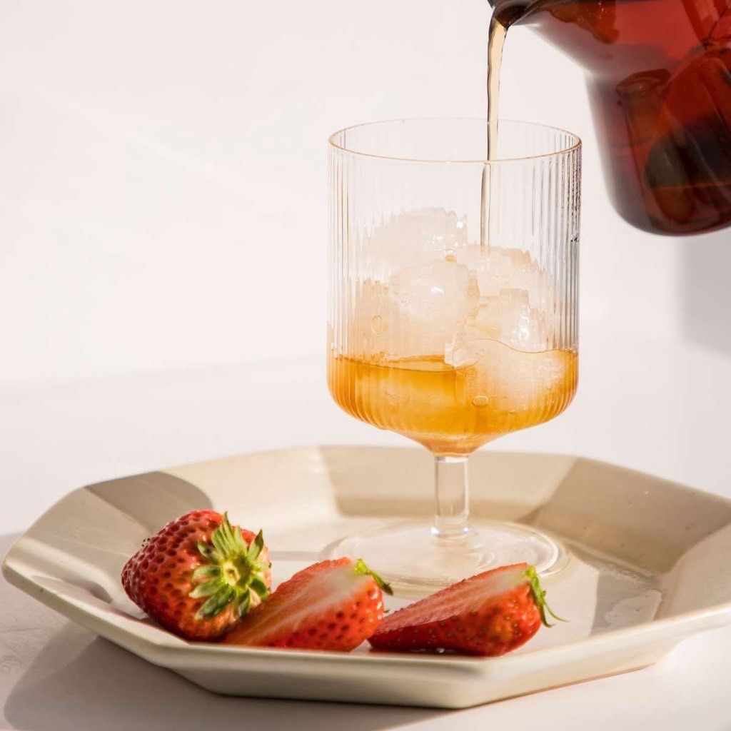 Afternoon Tea Mocktail Glass Cup, Furniture & Home Living, Kitchenware ...