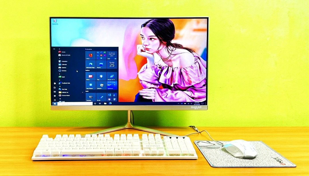 All In One Pc Hailan X6 Computer Built-in i5 10th Gen 16Gb Ram 240Gb ...