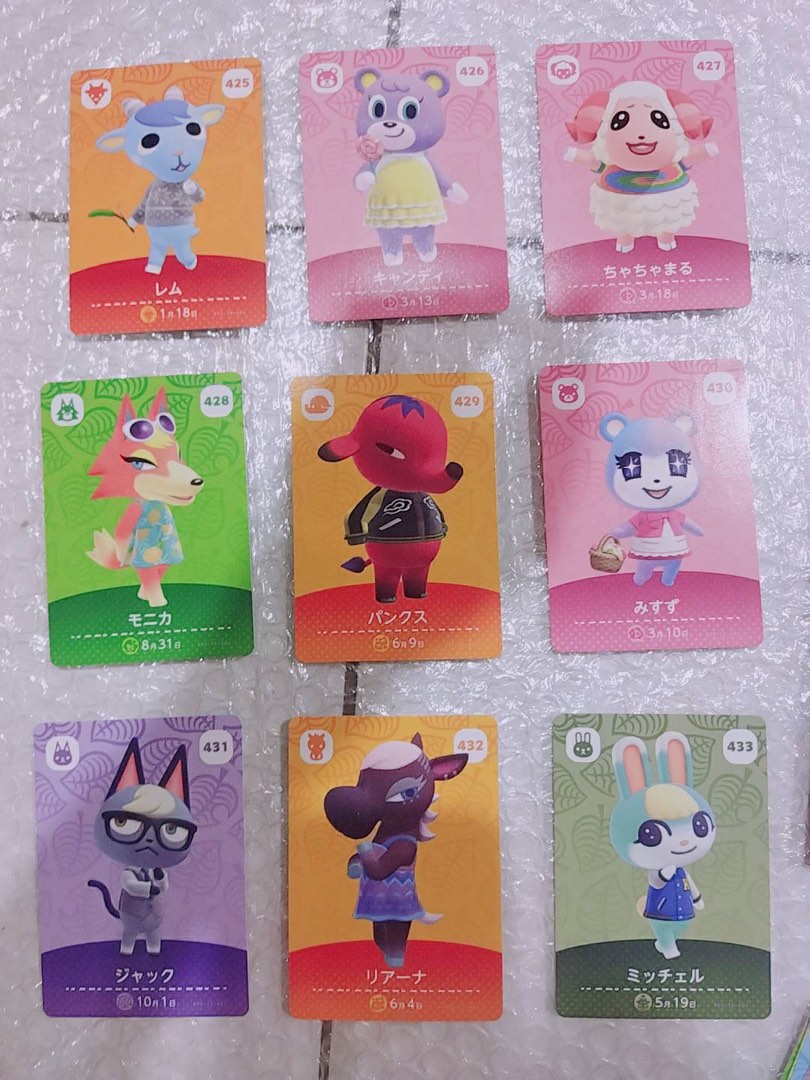 Animal Crossing amiibo Card Series 5 full set villagers, Hobbies & Toys ...