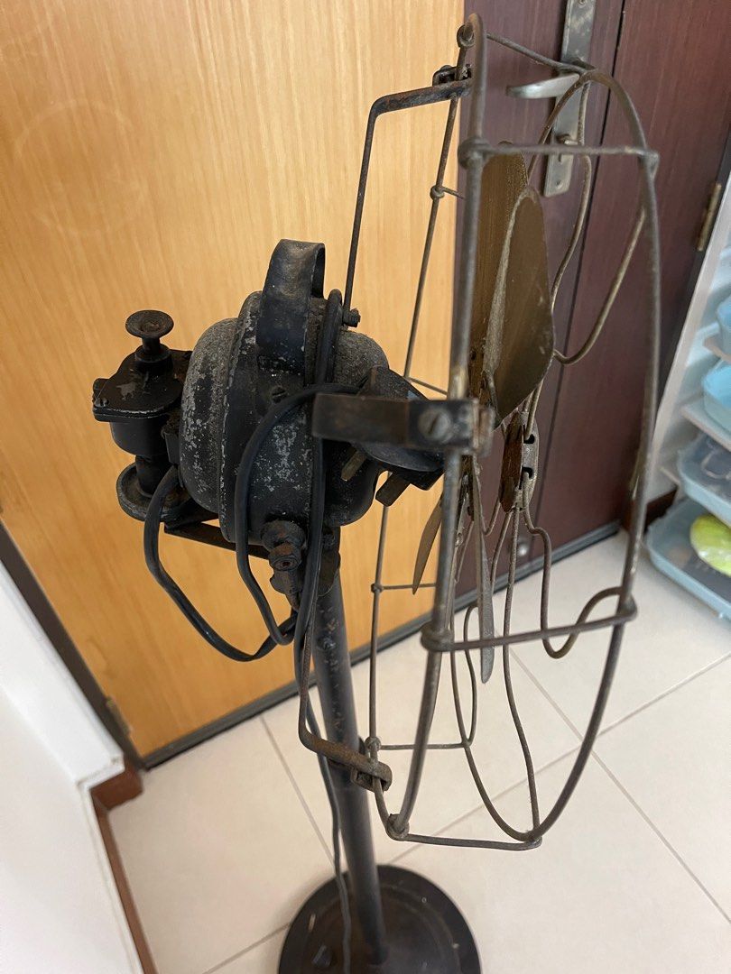 Antique standing fan, Furniture & Home Living, Lighting & Fans, Fans on ...