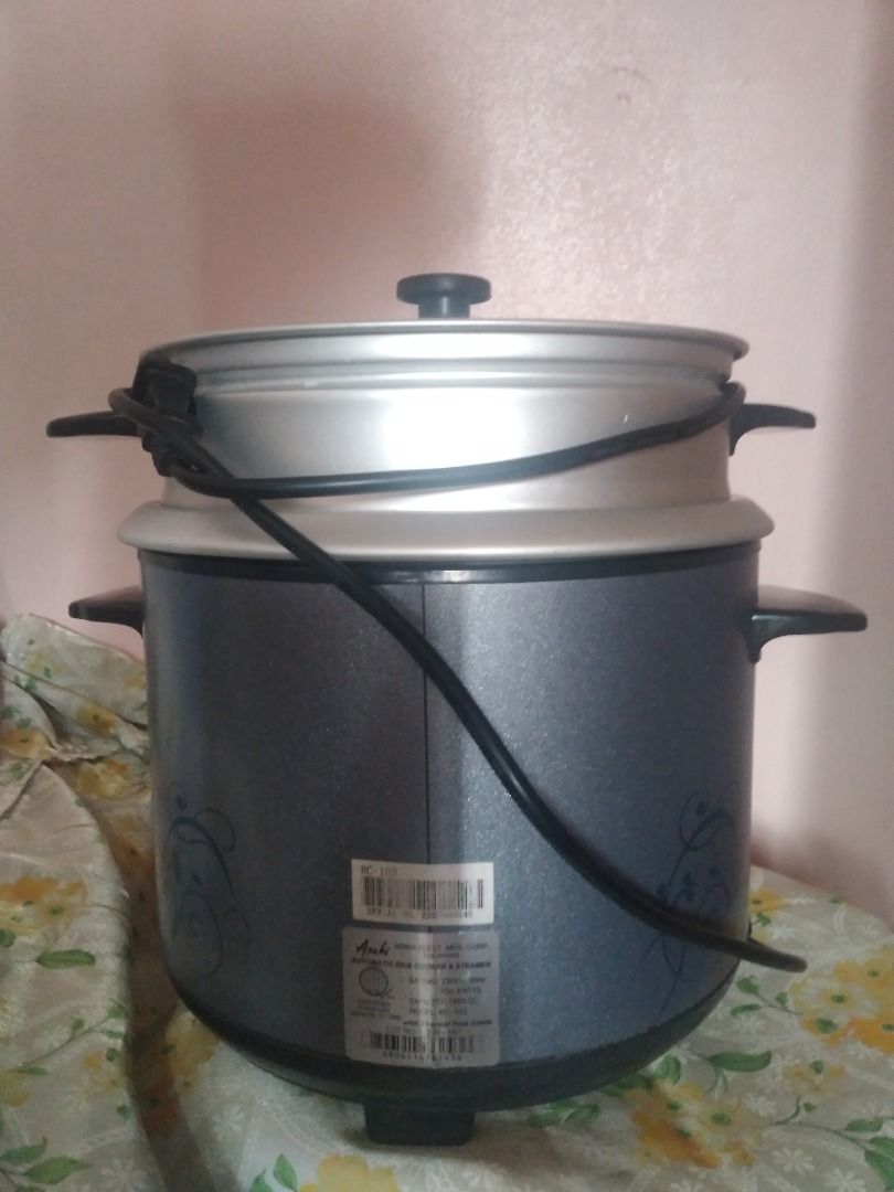 Asahi Rice cooker 10 cups 700W , TV & Home Appliances, Kitchen ...
