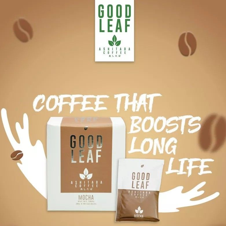 Ashitaba Good Leaf Mocha Coffee 10sachets, Food & Drinks, Beverages on ...