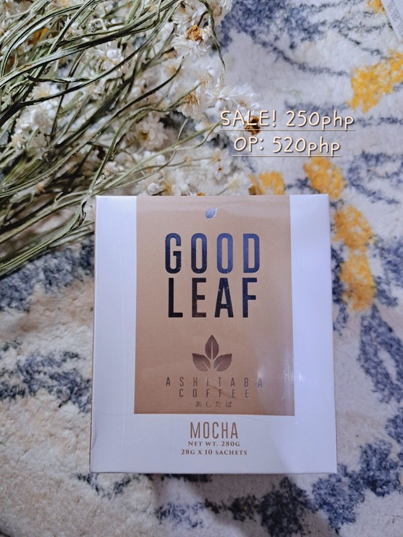 Ashitaba Good Leaf Mocha Coffee 10sachets, Food & Drinks, Beverages on ...