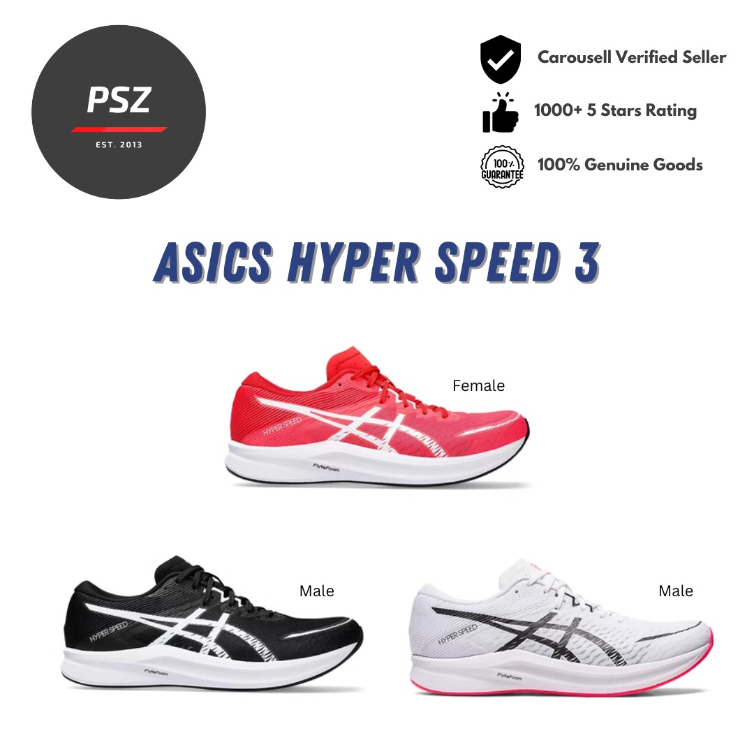 Asics Hyper Speed 3, Men's Fashion, Activewear on Carousell