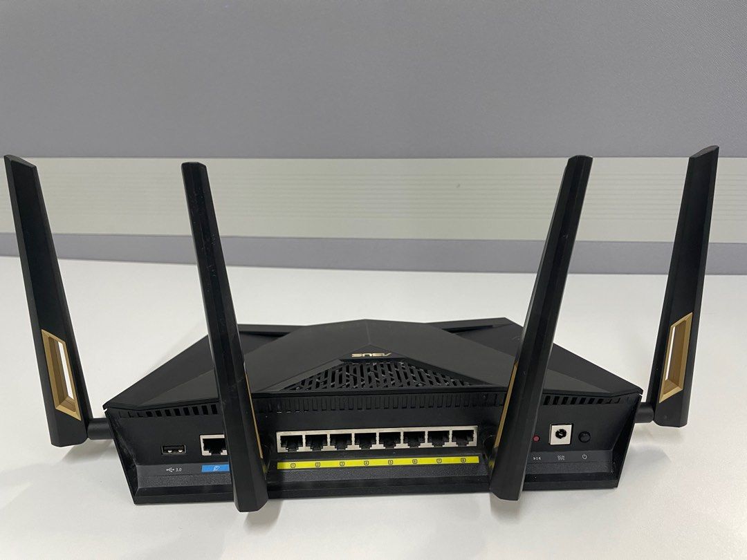 ASUS AX6000 router RT-AX88U dual band gigabit wireless router 8GB ports ...