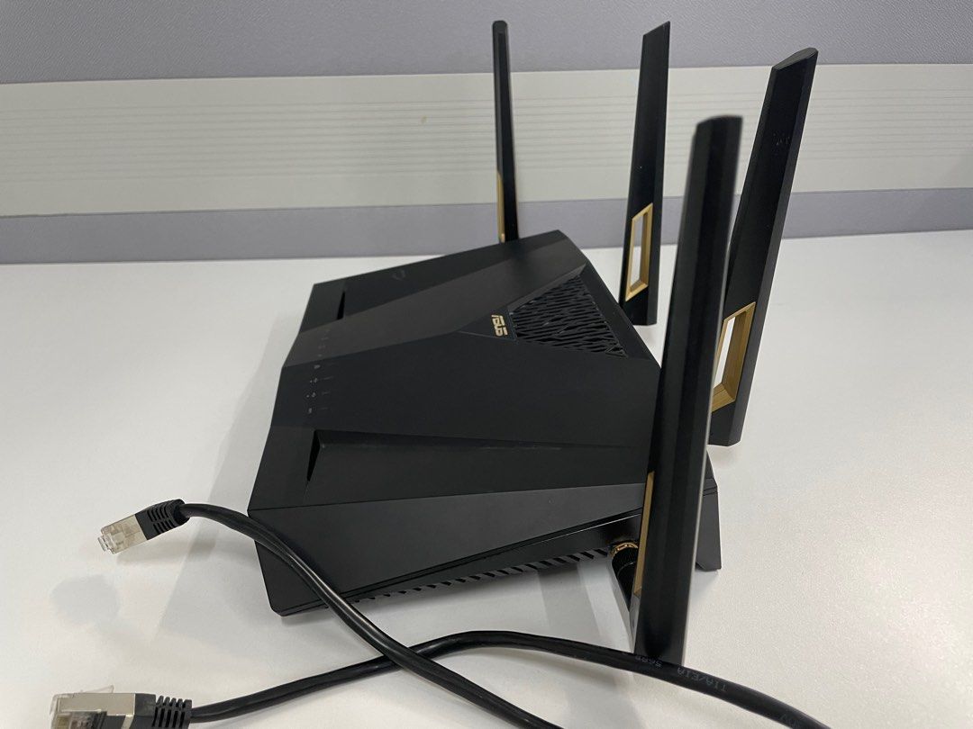 ASUS AX6000 router RT-AX88U dual band gigabit wireless router 8GB ports ...