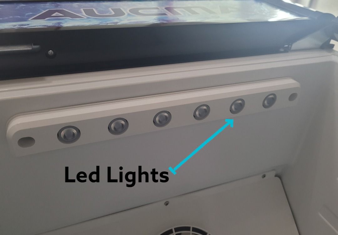 AUCMA Standing Chiller | Drinks Display Showcase SC-245E, TV & Home ...