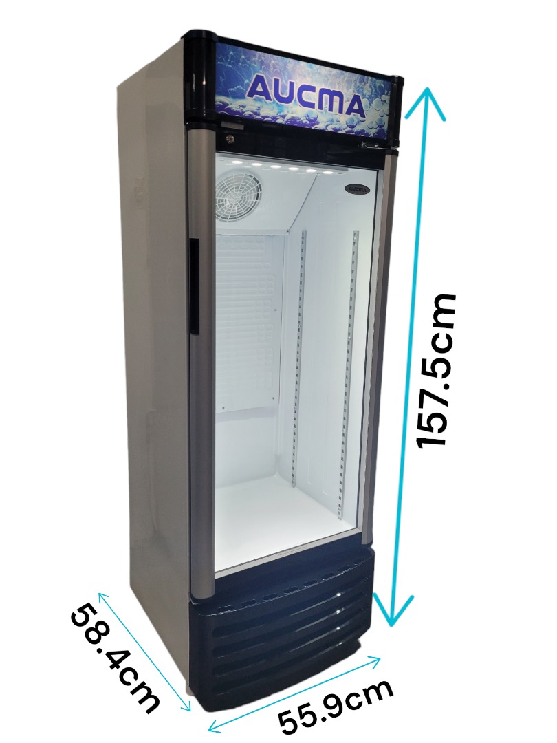 AUCMA Standing Chiller | Drinks Display Showcase SC-245E, TV & Home ...