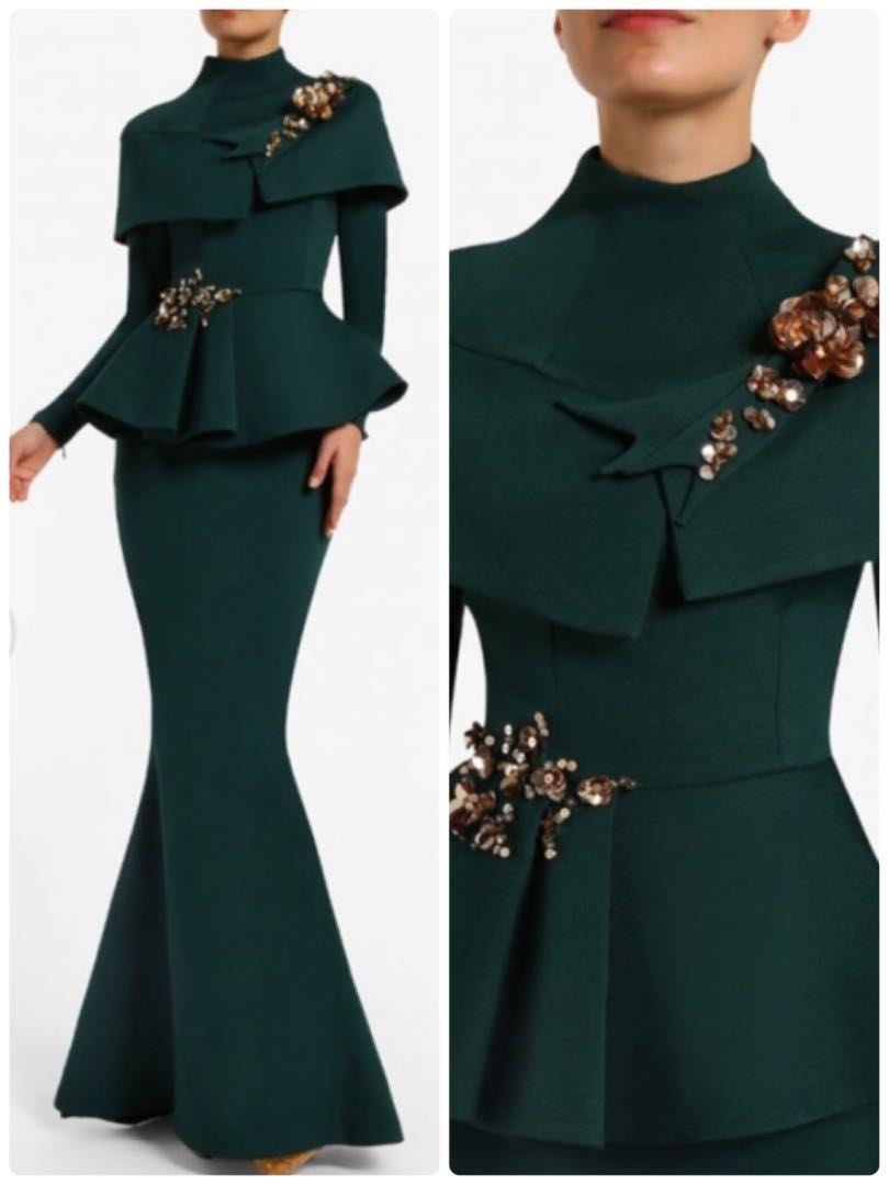 Authentic Fiziwoo Kurung Set, Women's Fashion, Muslimah Fashion, Baju ...