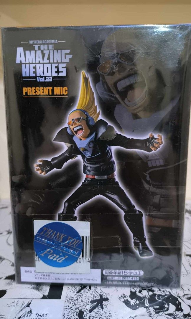 BANDAI ESPIRIT MHA PRESENT MIC / AUTHENTIC MY HERO ACADEMIA, Hobbies ...